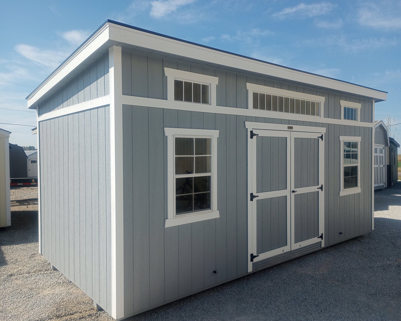 Storage Sheds custom built in all sizes, styles and colors