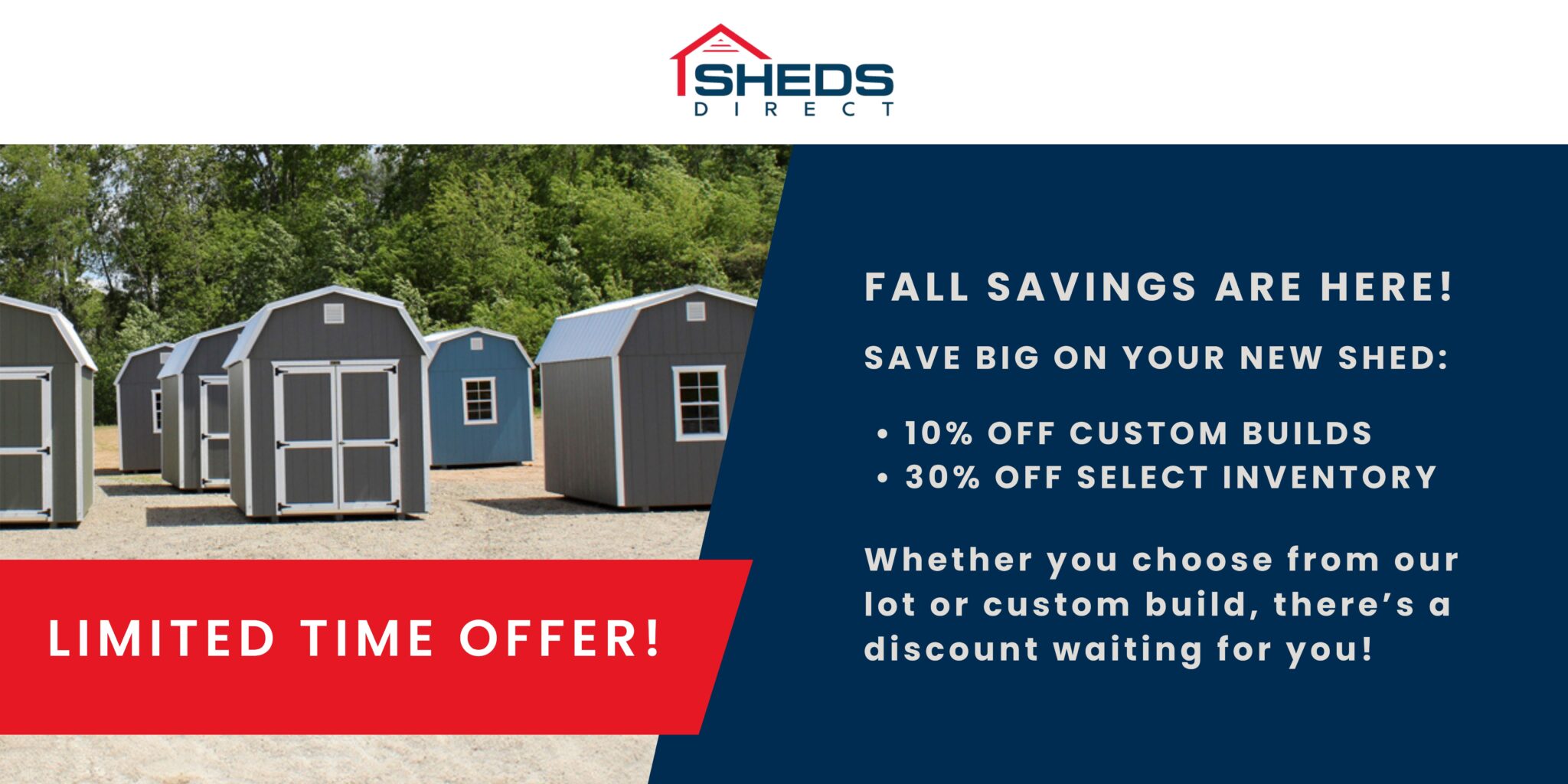 Shed Financing & Payment Options From Sheds Direct, Inc.